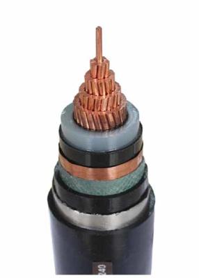 China 26kV / 35kV Signle / Core XLPE Insulated Power Cable With Stranded Copper Conductor for sale