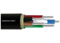 China Five Core PVC Insulated & Sheathed 0.6/1kV  Unarmoured Aluminum Conductor Cable for sale