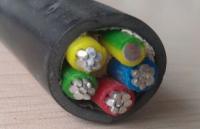 China Four And Half Core 0.6/1kV Aluminum Conductor PVC Insulated & Sheathed Electric Cable for sale