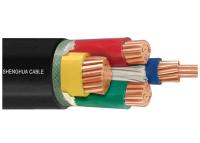 China 1000V Copper Conductor PVC Insulated Cables Customized With Three Half Core for sale