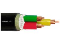 China Black Sheath PVC Insulated Aluminum Power Cables 0.6KV / 1KV 10 Sq mm for sale