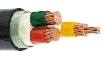 China Customized 1KV 70mm2 PVC Power Cable , PVC Jacket Cable Black Sheath Color for sale