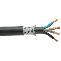 China 0.6 / 1 kV Copper Conductor PVC Insulated Cables with Galvanized Steel Wire Armoured Power Cable for sale