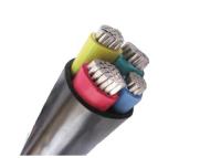 China Three And Half Core PVC Insulated Cables Unarmour Cable1000V Aluminum Conductor for sale