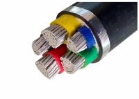 China Aluminum Conductor 5 Core PVC Insulated Cables 0.6/1 kV Unarmoured Cable for sale