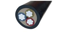 China Aluminum Conductor U- 1000V Unarmoured PVC Insulated Cables Three Core PVC Insulated for sale