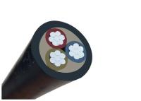 China Aluminum Conductor U- 1000V Unarmoured PVC Insulated Cables Three Core PVC Insulated for sale