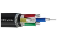 China Galvanized Steel Wire  Armoured Electrical Cable 4 Cores Low Voltage  XLPE or PVC Insulation AL Cable for sale