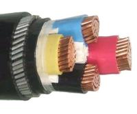 China Shaped Conductor PVC Armoured Cable Black Sheath Color CE IEC Certification for sale