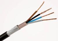 China Black PVC sheathed Armoured Electrical Cable 600/1000V Armored Power Cables for sale