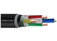China 0.6 / 1kV Steel Wire Armoured Electrical Cable 2 Years Warranty VV32 4x240mm2 for sale