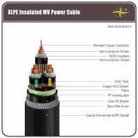 China YJV22-6/10KV-3 120 XLPE Armoured Cable With Circular Stranded Copper Conductor for sale
