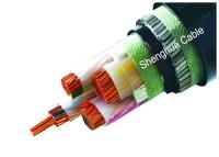 China 4 Cores Steel Wire Low Voltage Armoured Electrical Cable Copper  XLPE PVC SWA Cable for sale