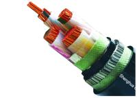 China 4 Cores Steel Wire Low Voltage Armoured Electrical Cable Copper  XLPE PVC SWA Cable for sale