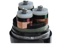 China Medium Voltage Steel  Armoured Electrical Cable With 3 Cores PVC Sheath for sale