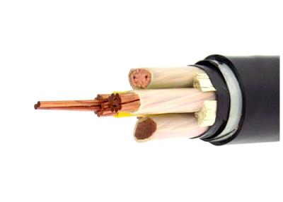 China Low Voltage Copper Conductor Steel Tape Armoured Electrical Cable XLPE / PVC Insulation PVC Sheath Underground Cable for sale