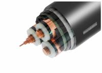 China Underground PVC Armoured Cable Three Core 12.7 / 22KV Ind Screen With Steel Tape for sale