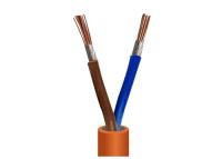 China 2 Core Fire Resisitant Low Smoke Zero Halogen Cable  IEC 60228 / IEC 60332 for sale