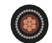 China Copper Conductor Multi Core SWA BS 6724 0.6/1kV LSZH Halogen Free Cable for sale