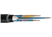 China Small Size 2 Core 4 Core Fire Resistant Cable , Fire Rated Electrical Cable for sale