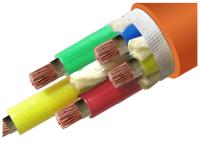 China PO / FR-PVC Jacket FRLS Fire Resistant Cable 0.6KV 1KV For Power Distribution Lines for sale