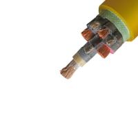 China Multicore Rubber Flexible Cable 3.6 / 6 KV With Monitoring Copper Braiding for sale