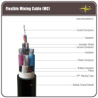 China Coal Winning Machine Soft Rubber Sheathed Cable 0.38kv / 0.66kv for sale