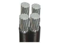 China Professional 0.6KV / 1KV Aerial Bundled Cables , Quadruplex Service Drop Cable for sale