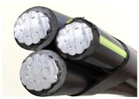 China Custom AL / PE Insulated Aerial Bunch Cable 3 Core IEC 60502 Certification for sale