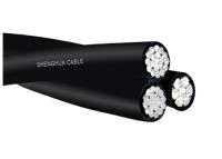 China Custom AL / PE Insulated Aerial Bunch Cable 3 Core IEC 60502 Certification for sale