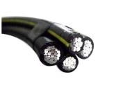 China 0.6/1KV Aerial Drop Cable , Aerial Electrical Cable Overhead Line Triplex  ASTM B231 for sale