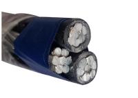 China Aluminum Aerial Bundled Cable AAC Low Voltage Triplex ICEA Standard for sale