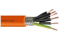 China Black Pvc Multicore Cable Size 0.75-6 WIth PVC Sheath Braided Shield for sale