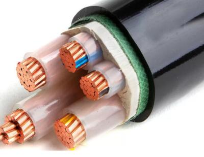 China Low Voltage 0.6/1 kV 3+2 Core XLPE Insulated Cable PVC Sheathed Unarmoured & Armoured for sale