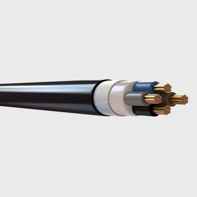 China Durable Crosslinked Polyethylene Insulated Cable with Color Strip Core Mark and PVC Sheath Material for sale