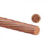 China Solid Strands Bare Hard Drawn Copper Conductor Pvc Insulated Flexible Oxygen Free for sale