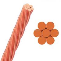 China Solid Strands Bare Hard Drawn Copper Conductor Pvc Insulated Flexible Oxygen Free for sale