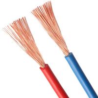 China HPLE PVCcopper wire bv/bvr 1.5 mm 2.5mm 4mm 6mm 10mm house wiring electrical cable single core wire black white red for sale