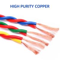 China 1.5mm 2.5mm 4mm 6mm 10mm Single Core Copper Wire Pvc House Wiring Building Wire for sale
