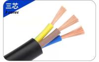 China Flexible PVC Insulated Cu CCA Cable RVV 1.5mm2 2.5mm2 4mm2 PVC Insulated for sale