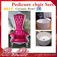 China High Back King Throne Pedicure Chair Foot Spa Equipment Furniture for sale