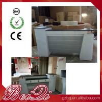 China Luxury Used Beauty Salon Reception Desk Checkout Counter Front Desk Table 120cm for sale