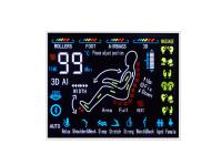 China VA Display Factory Custom Segment Monochrome LCD Color With Silk Screen for Massage Chair for sale