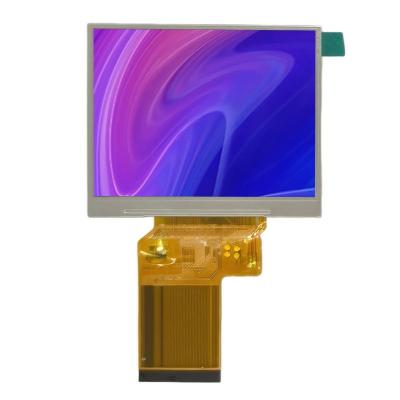 China IPS 3.5 Inch LCD Screen 320x240 Resolution RGB+SPI Interface For Handheld Game Consoles for sale