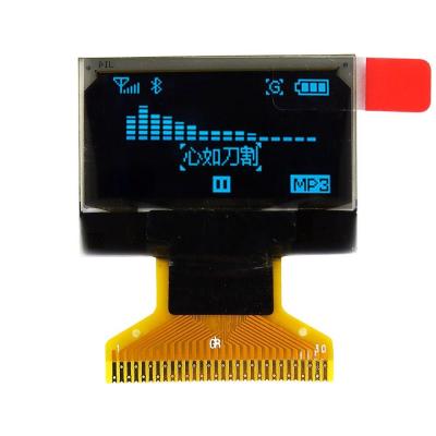 China Custom 0.96 SPI OLED Display 30 Pin 128x64 Module Tri Color Options SSD1306 Driver IC for sale