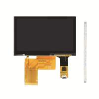 China 4.3 Inch Capacitive Touch Screen 500 Cd/M2 Touch Screen Display Module 800X480 for sale