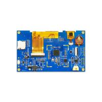 China 250 Cd/M2 Single Touch Display 480x272 Touch Screen Modules 4.3 Inch Driver IC T5L0 for sale