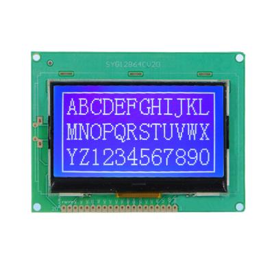 China Parallel Interface 3 Inch COG LCD Module 350 Cd/M2 128x64 20 Pin LCD Display for sale