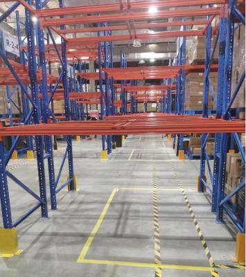 China Custom Industrial Steel Selective Pallet Racking Adjustable Warehouse Beam Racking for sale
