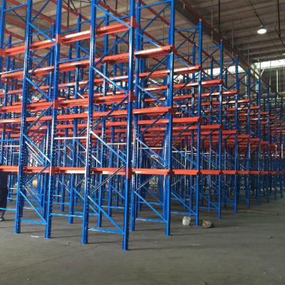 China High-Density Drive-in Racking System with Up to 80% Storage Capacity and 2-10 Pallets Deep per Lane for sale